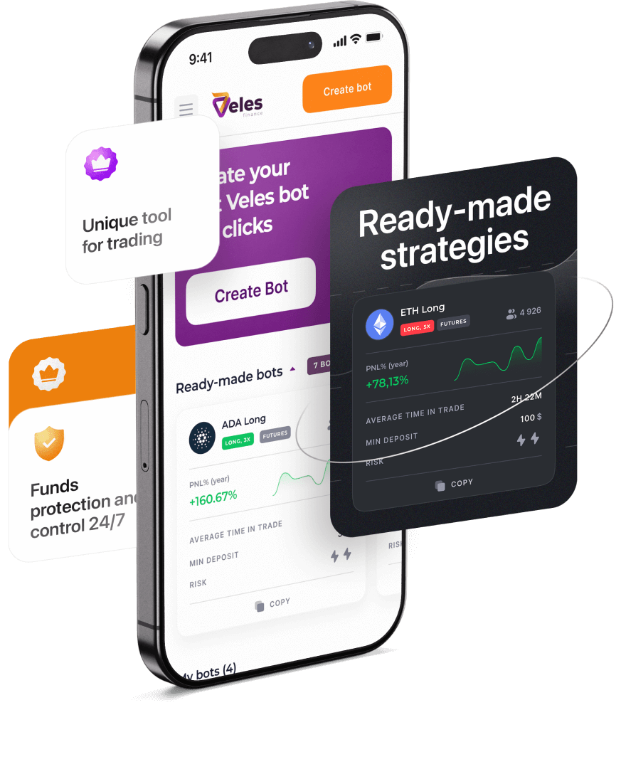Veles - Automated Crypto Trading Bots Platform for everyone